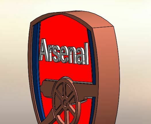 STL file Arsenal, Desk Ornament・3D printable model to download・Cults