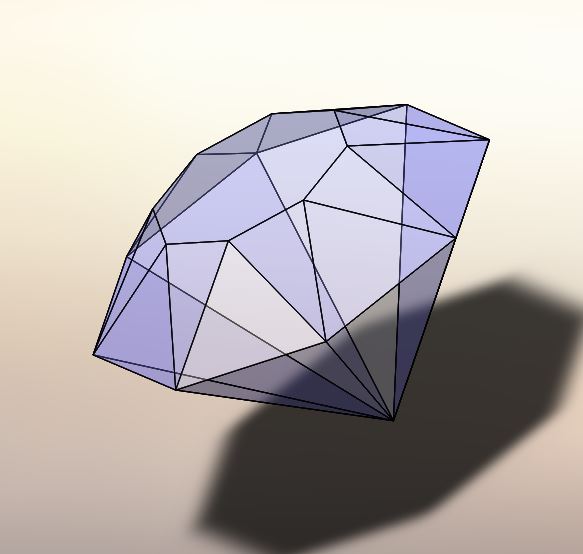 STL file 6cm diamond・Template to download and 3D print・Cults