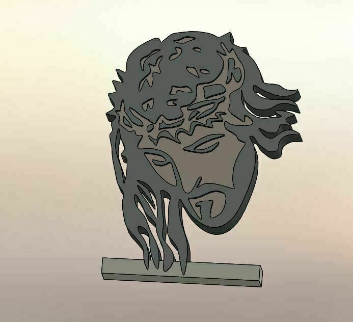 STL file Face of Jesus with thorns・3D printing template to download・Cults
