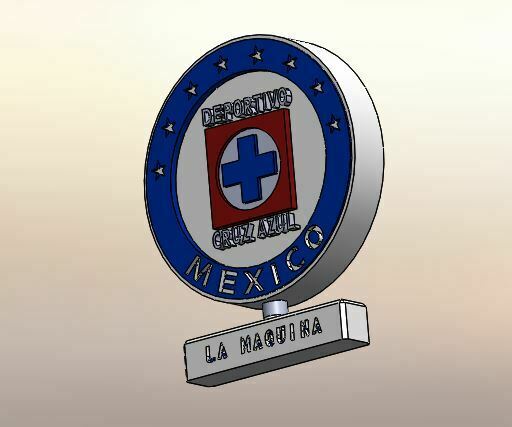 STL file BLUE CROSS, DESK ORNAMENT・3D printer design to download・Cults