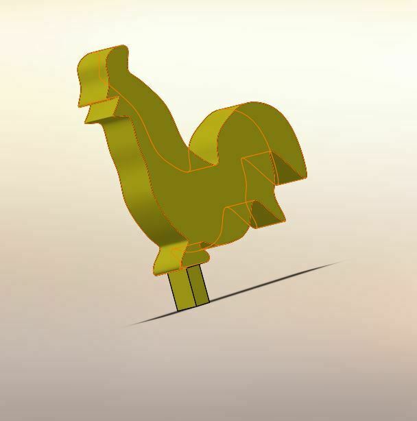 STL file Rooster cell phone holder 🐓・3D printing design to download・Cults