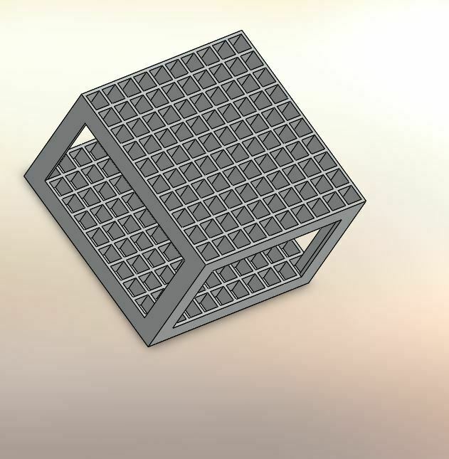 STL file Pencil of 100 squares ️・3D printing idea to download・Cults