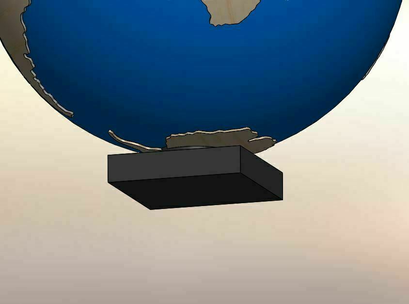 STL file TERRACE GLOBE with base・3D printable model to download・Cults