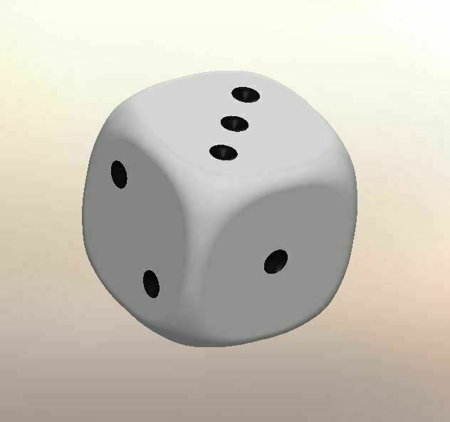 STL file 5 dice, large sizes・3D printable design to download・Cults