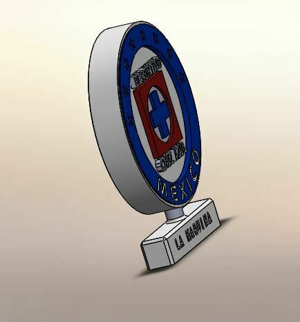 STL file BLUE CROSS, DESK ORNAMENT・3D printer design to download・Cults