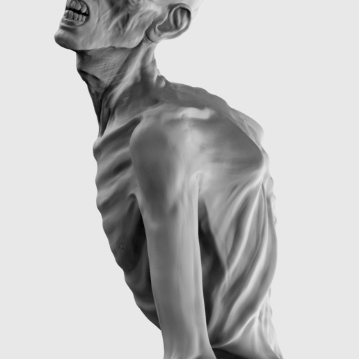 Download 3D printing designs Zombie Half Body ・ Cults
