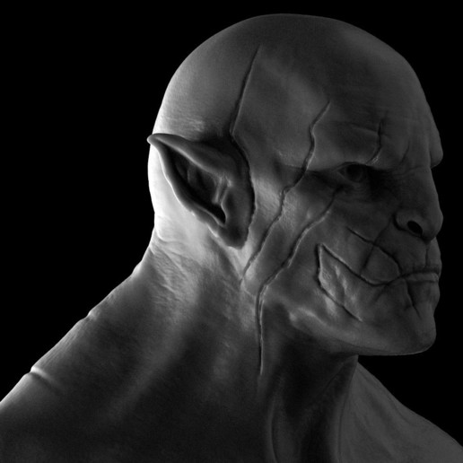 Download OBJ file Azog Bust • 3D printing design ・ Cults