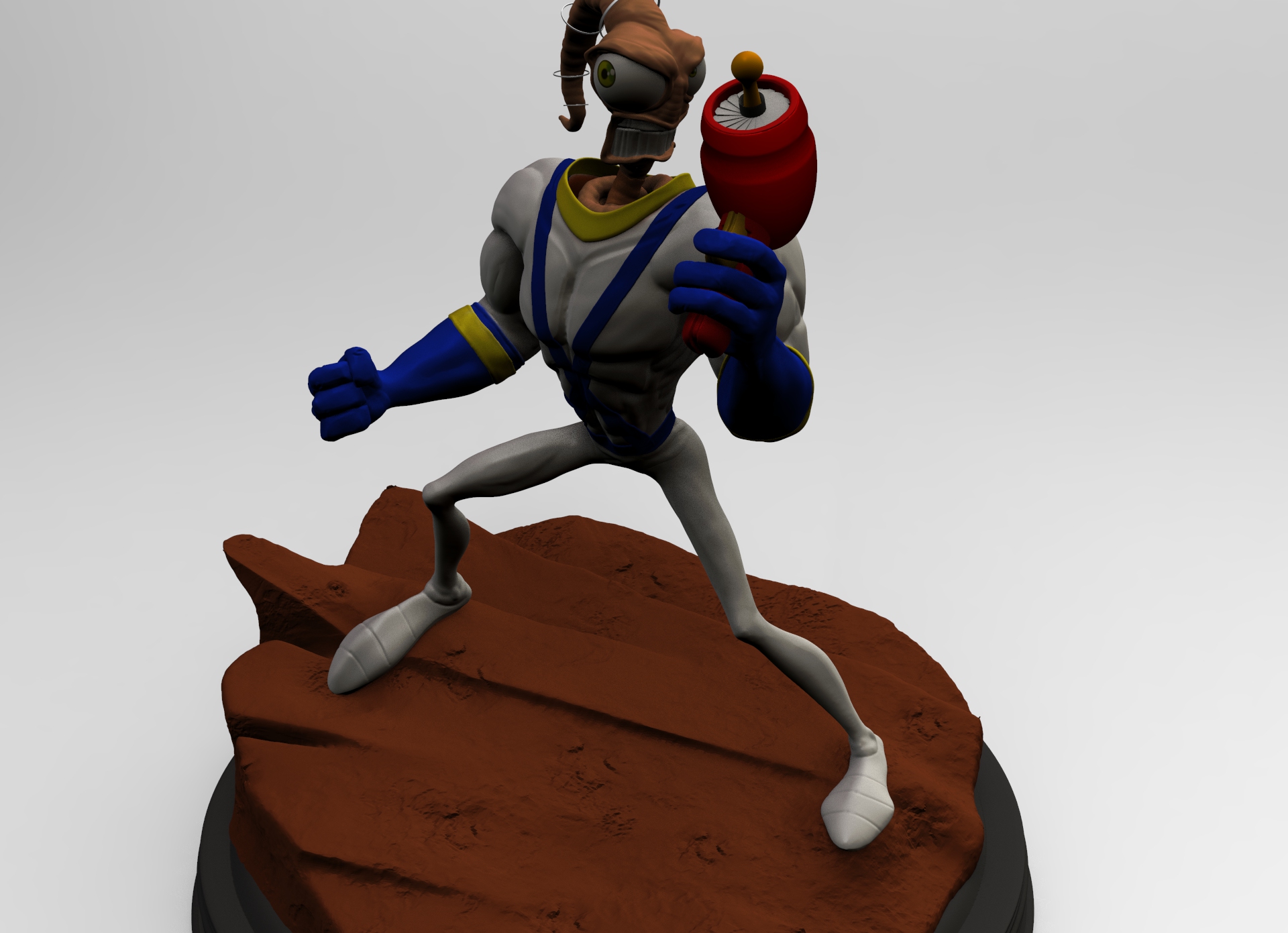 STL file Earthworm Jim 25th Anniversary・3D printable model to download ...