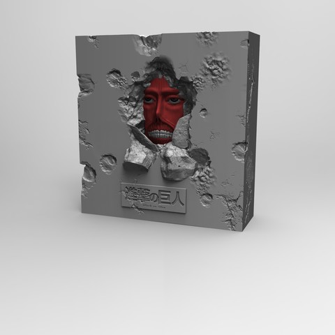 Download OBJ file The Wall Titans, Attack on titans (Shingeki no Kyojin ...