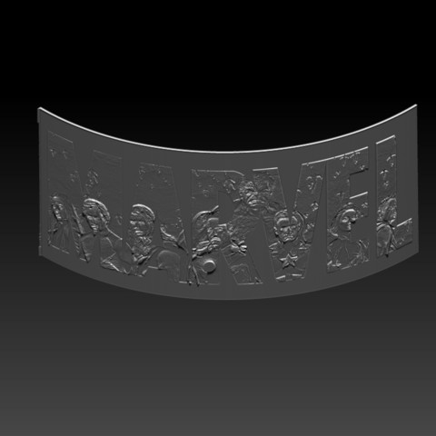 Download STL file 3 x lithography 3d marvel • 3D printing template ・ Cults
