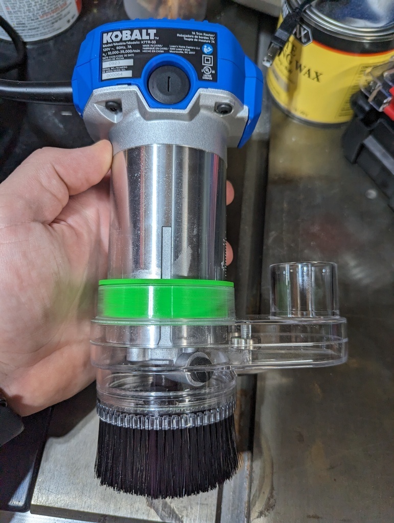 Free 3D file Kobalt Palm Router, 65mm slip ring adapter 💍・3D printable ...