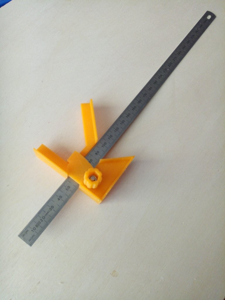 Free STL file remixed combination square・3D print design to download・Cults