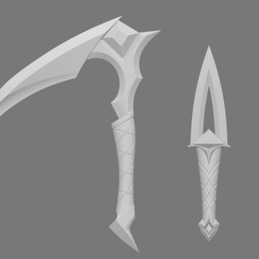 Download 3D printing designs KDA Prestige Akali from LOL league of ...