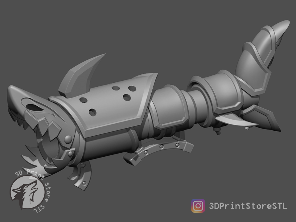 3D file Jinx Weapon Collection LOL - Fan Art 3D print model 3D print ...