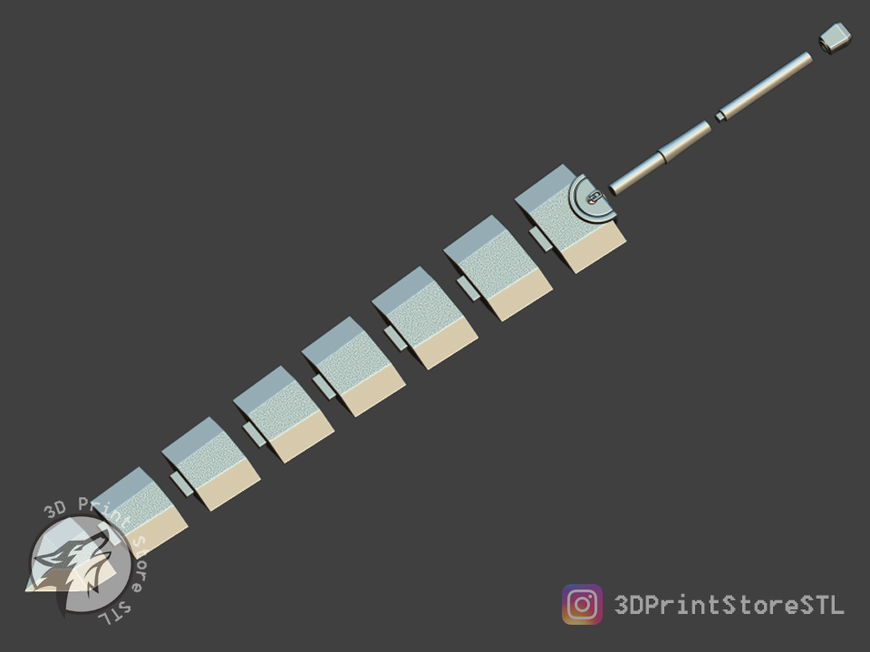 3D file Guts weapon set Form Berserk - Fan Art 3D print model・3D ...
