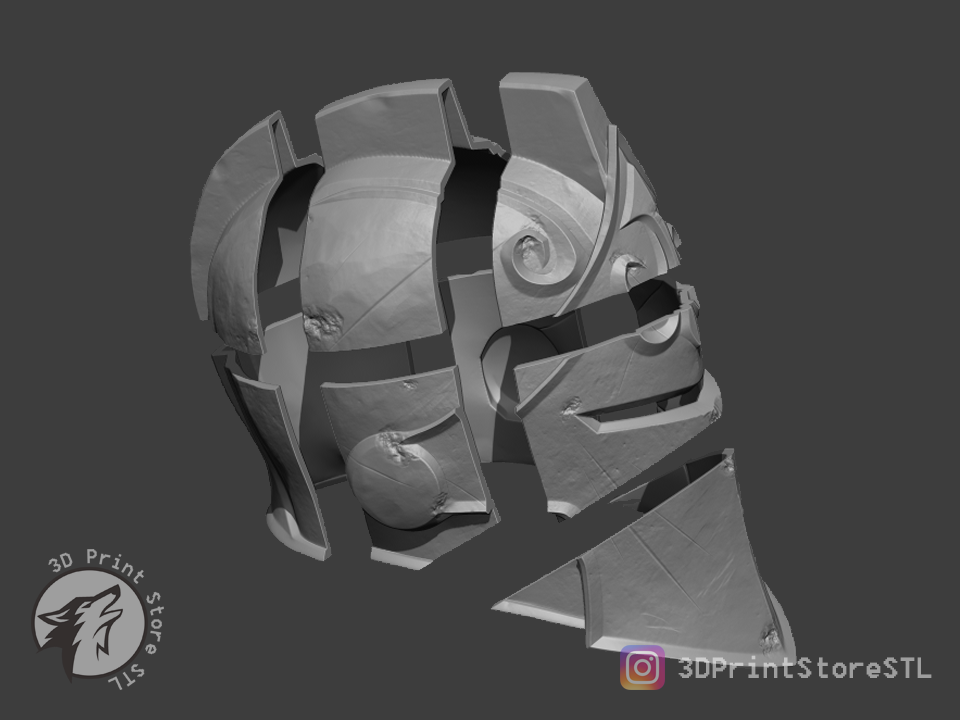 3D file Black Knight Helmet from Fortnite Fan Art 3D print model・Design ...