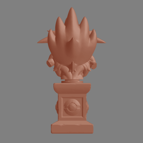 Download STL file Pokemon Lycanroc Midnight Bust - Fan Art - Figure 3D ...