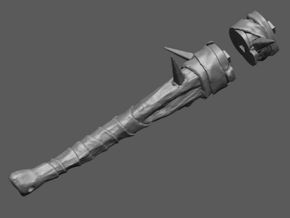 3D file Weapon Orc - Fan Art 3D print model・3D print design to download ...