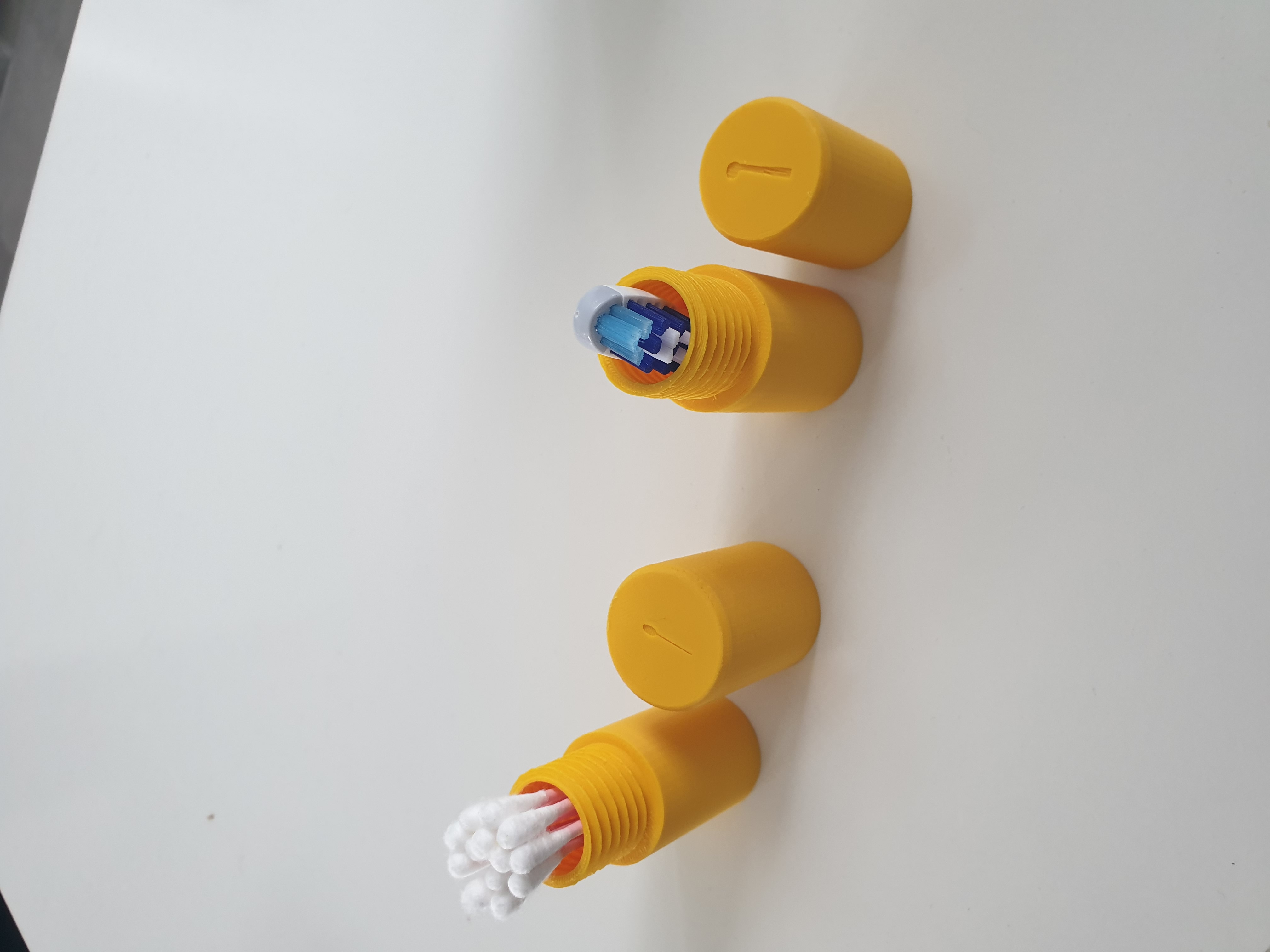 STL file Box for cotton buds and electric toothbrushes・Design to ...