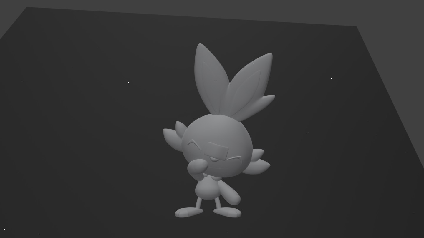 STL file Scorbunny・3D printer model to download・Cults