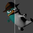Download free 3D printing designs Perry the platypus - Agent P. ・ Cults