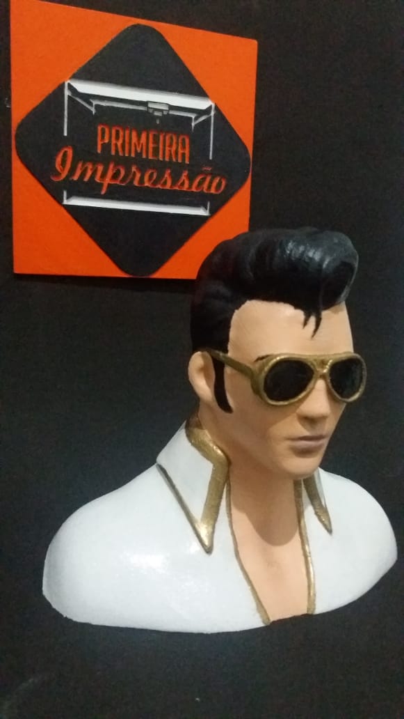 Free STL file Elvis Presley 🎵・3D print object to download・Cults