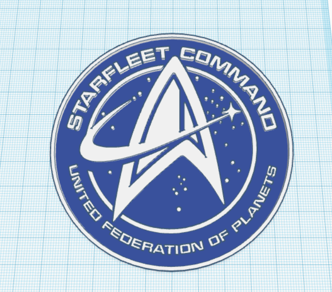 STL file Picard season 2 Starfleet command logo・3D print model to download・Cults