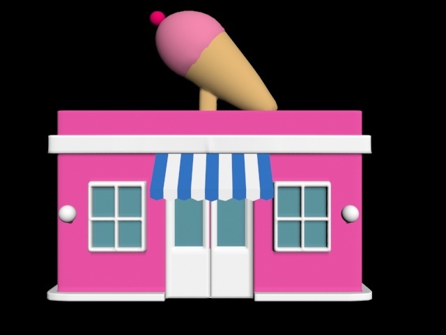 Archivo 3D Heladeria cartoon 👾・Objeto para impresora 3D para descargar ...