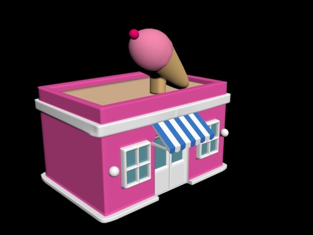 Archivo 3D Heladeria cartoon 👾・Objeto para impresora 3D para descargar ...