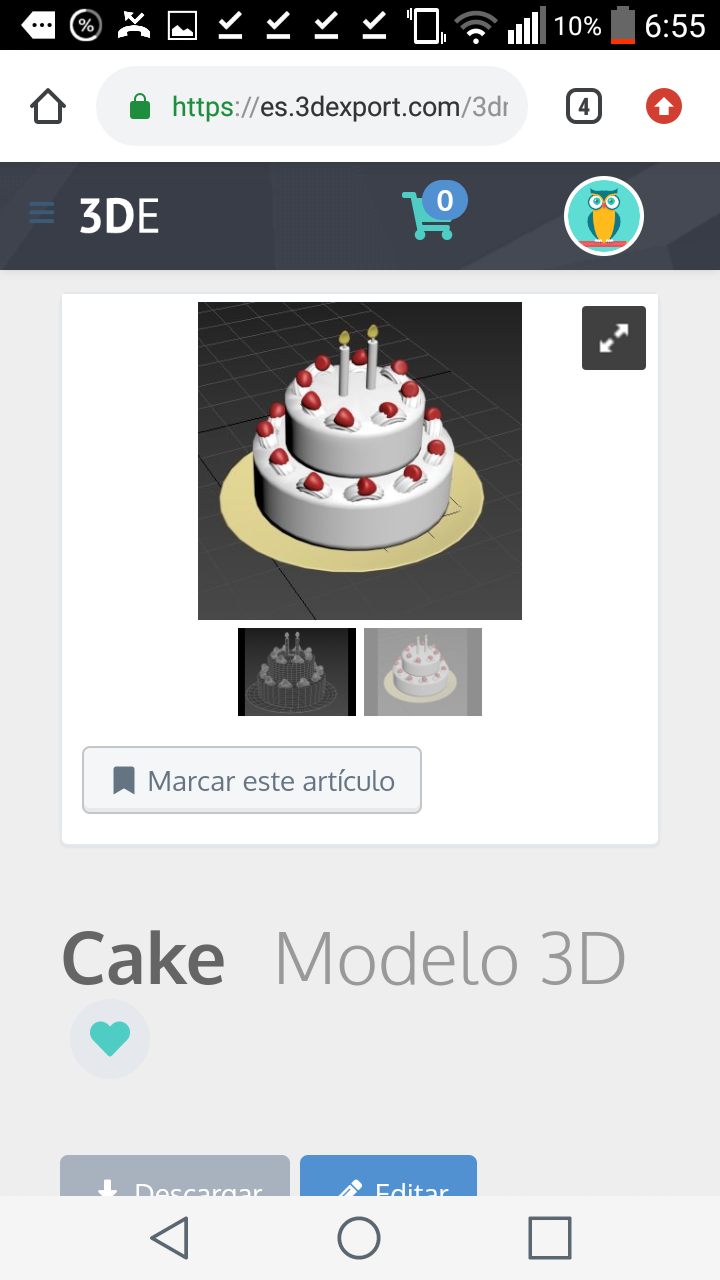 3D file Cake・Model to download and 3D print・Cults