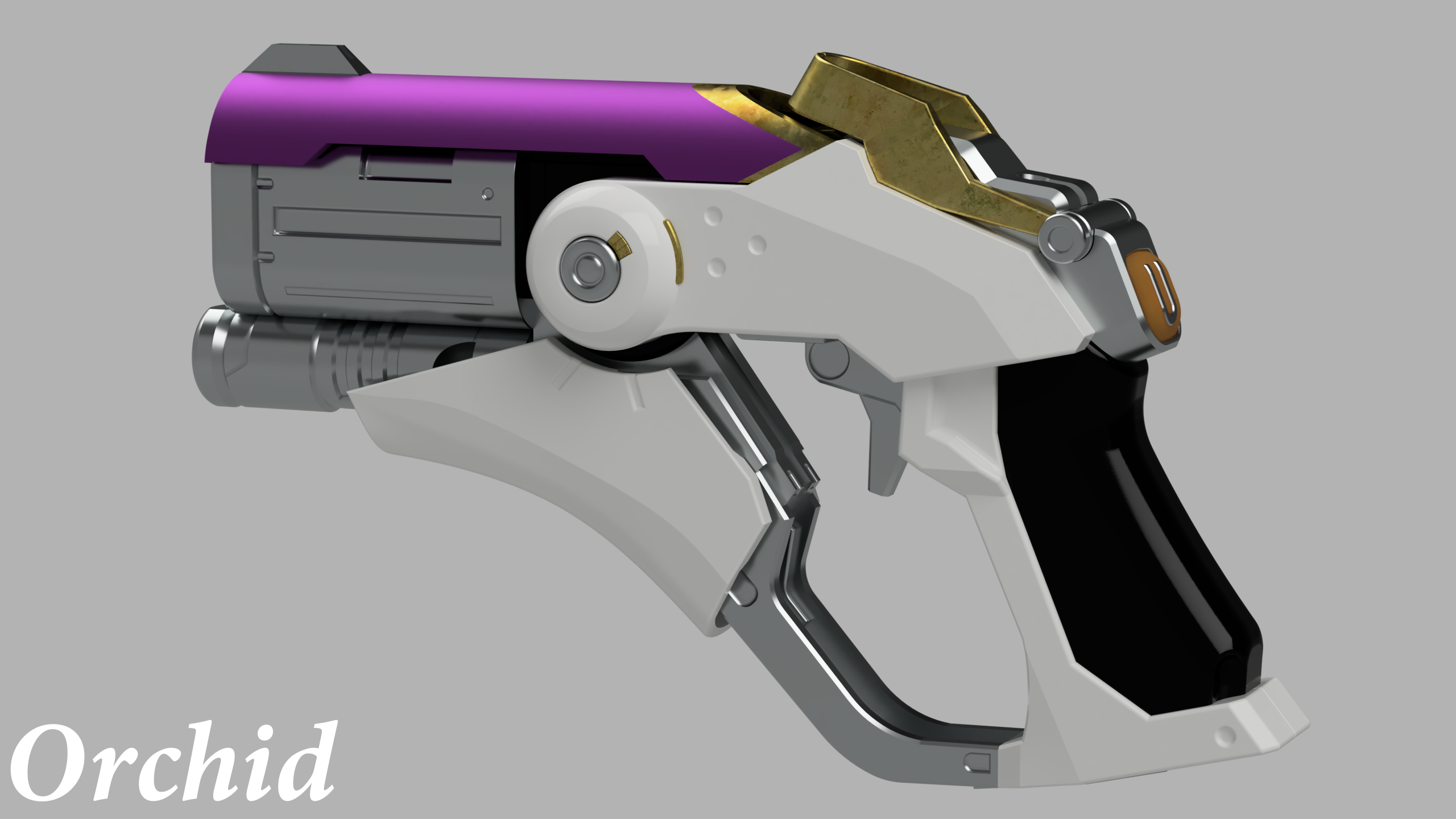 Бесплатный STL файл Overwatch Mercy Gun Addon 2: Celestial, Orchid ...