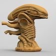 Download 3D printing models Original Alien Xenomorph Bust ・ Cults