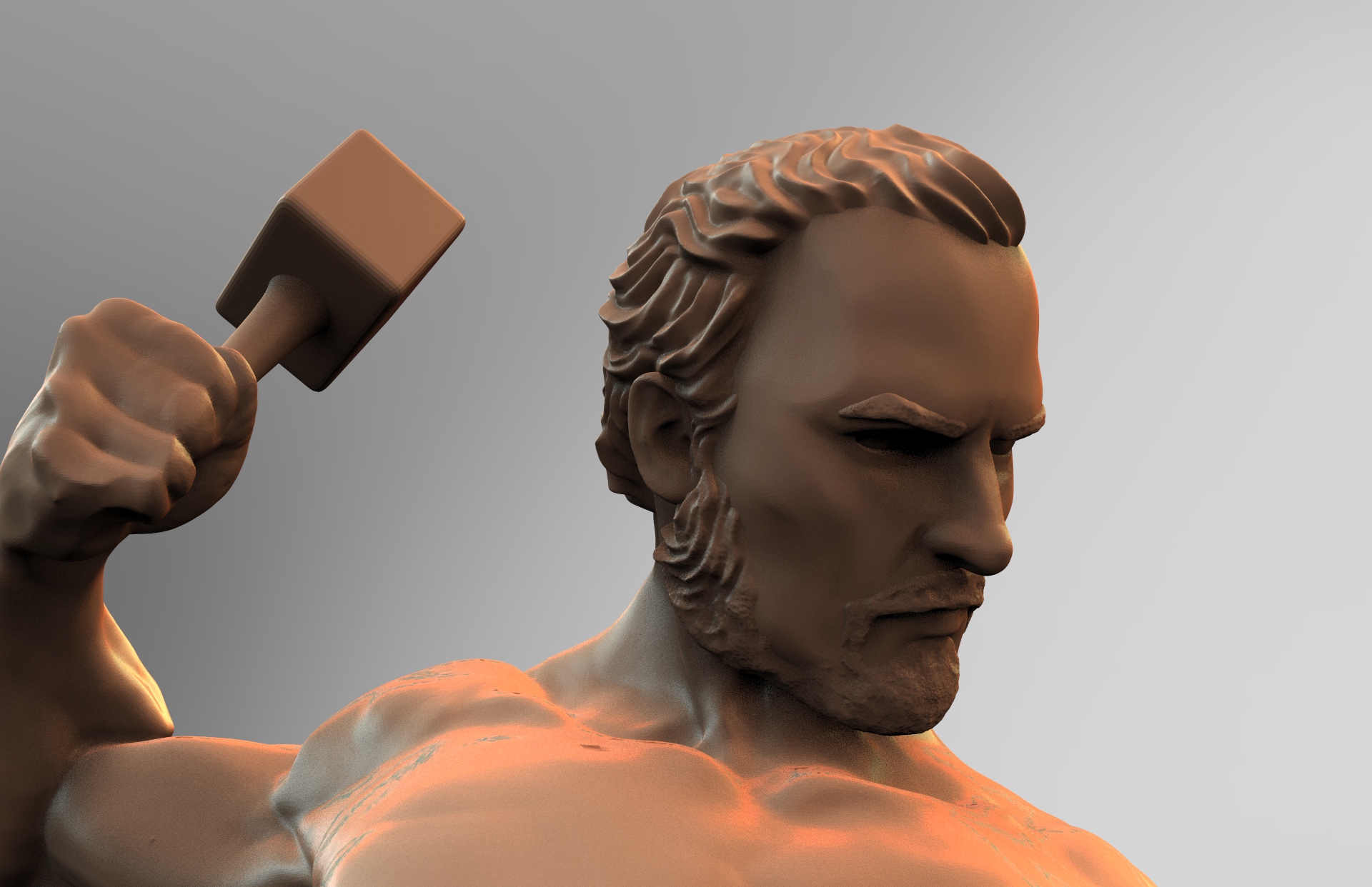Archivo STL Self sculpting man 👨・Plan de impresión en 3D para descargar ...
