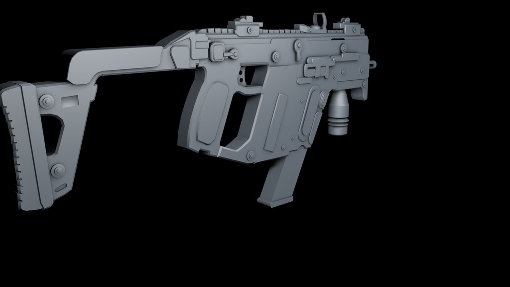Free STL file Kriss vector 🔫・Model to download and 3D print・Cults