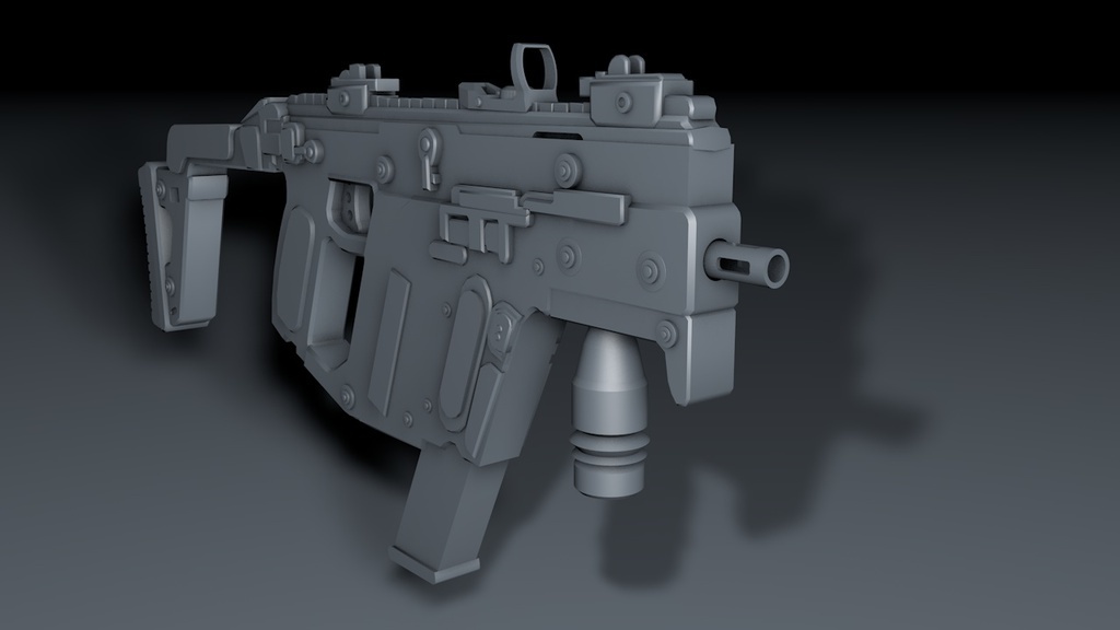 Free STL file Kriss vector 🔫・Model to download and 3D print・Cults