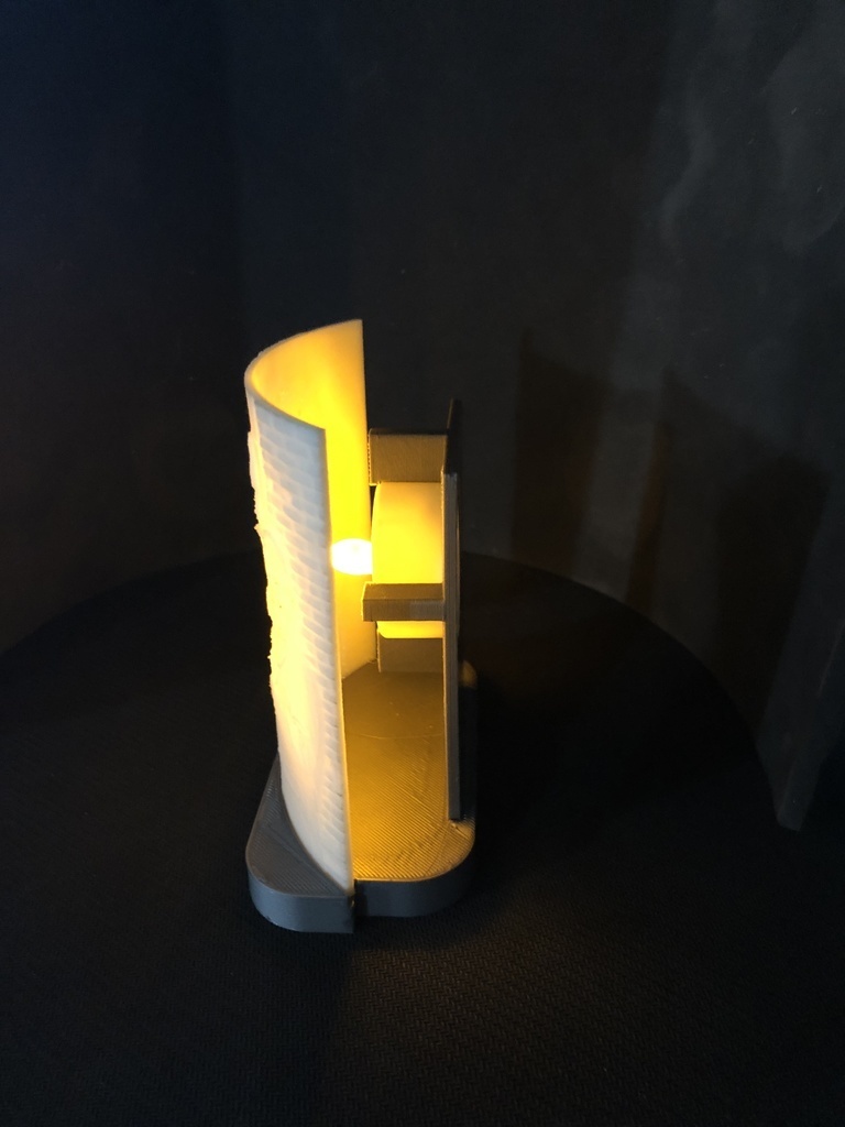 Free STL file lithophane tea light・3D print design to download・Cults