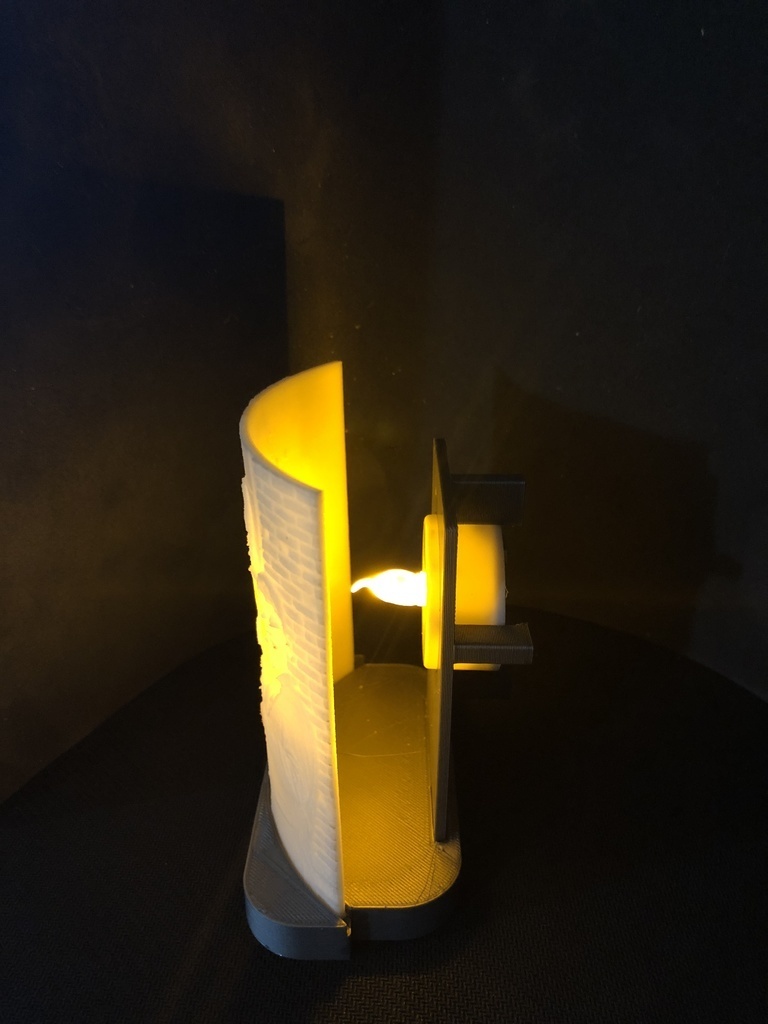 Free STL file lithophane tea light・3D print design to download・Cults