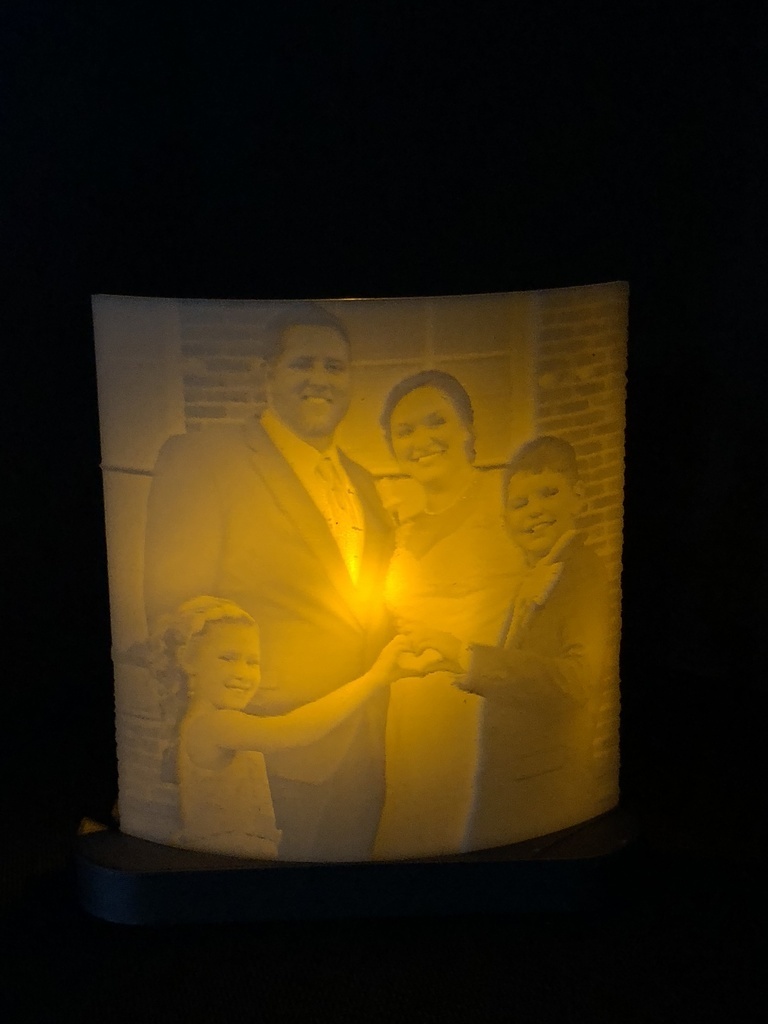 Free STL file lithophane tea light・3D print design to download・Cults