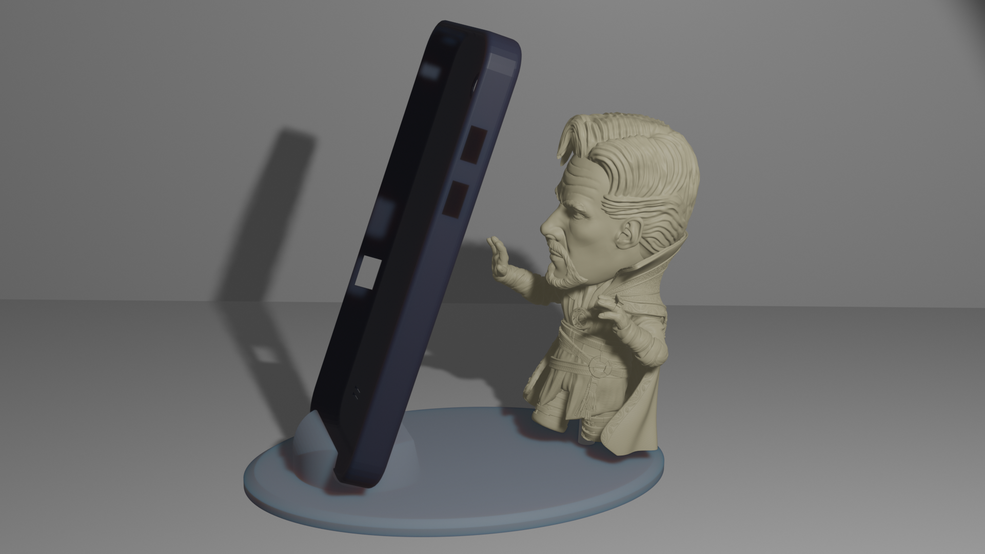 Free STL file Doctor Strange Cell Phone Holder 🩺・3D print object to ...