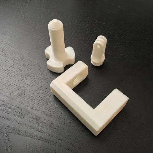 Download free 3D printer designs C-Clamp with GoPro Mount ・ Cults