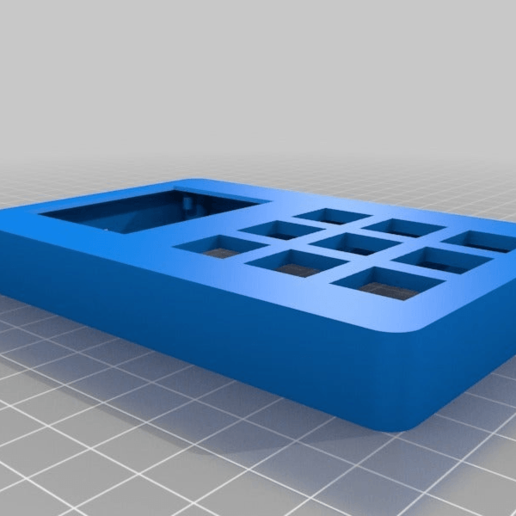 Download free 3D printing models Custom Mechanical Keypad with Display ...