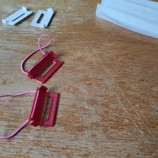 Download free 3D printing designs Simple clip for face mask (Corona ...