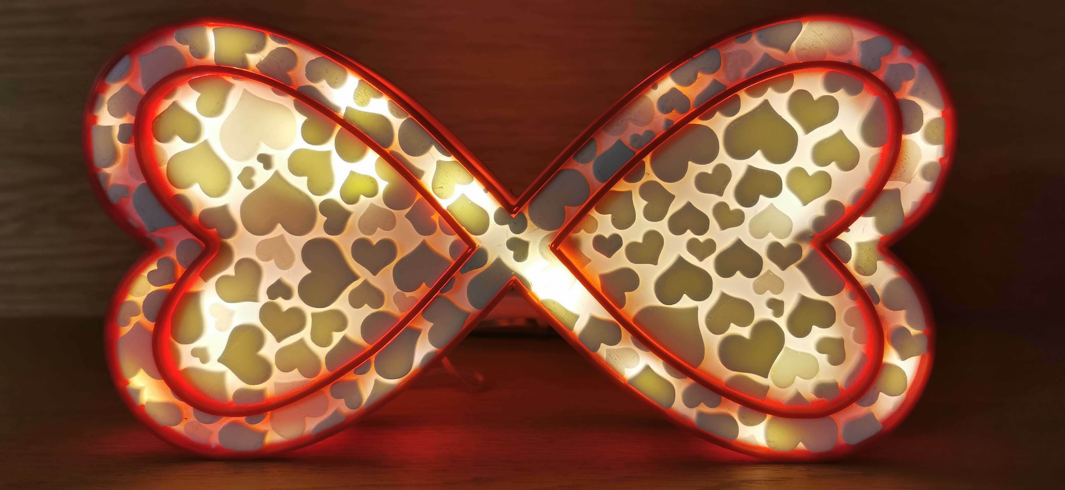 STL file Infinite Heart 💜・3D printable model to download・Cults