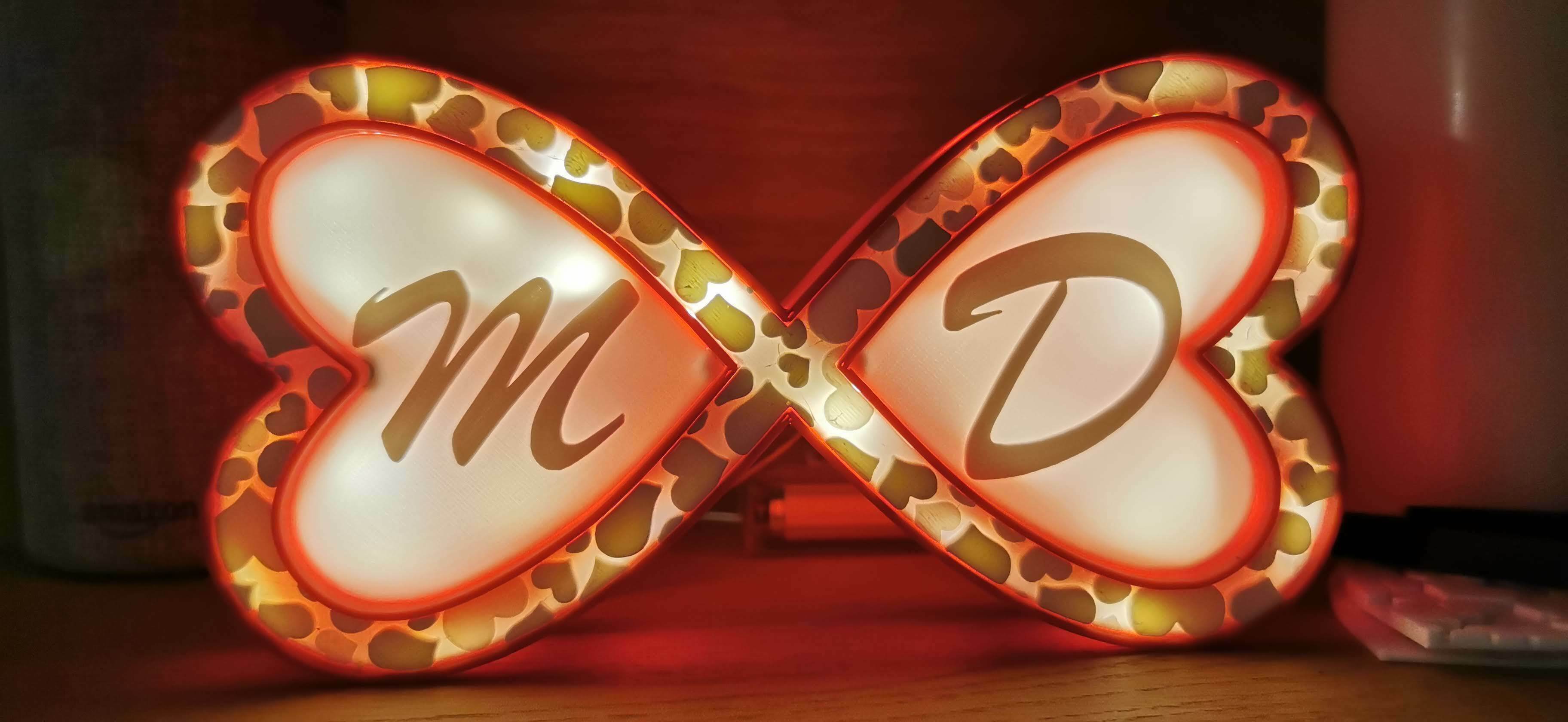 STL file Infinite Letter Heart・3D printable model to download・Cults