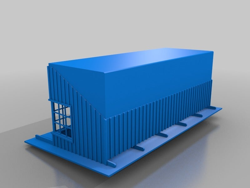 Archivo STL gratuito Refugio de pasajeros para LGB a escala G 👽・Objeto ...