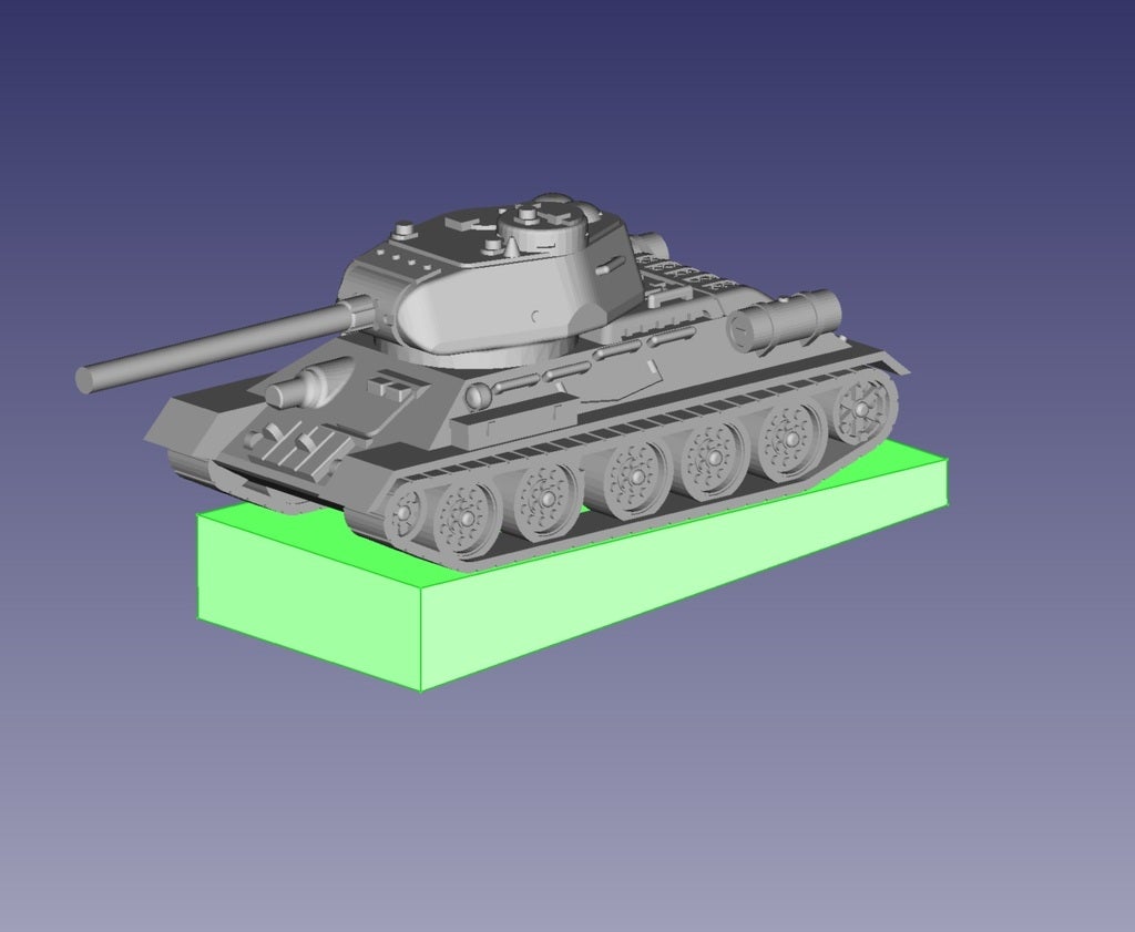 Archivo STL gratis Base T-34 (Denkmal)・Diseño de impresora 3D para descargar・Cults