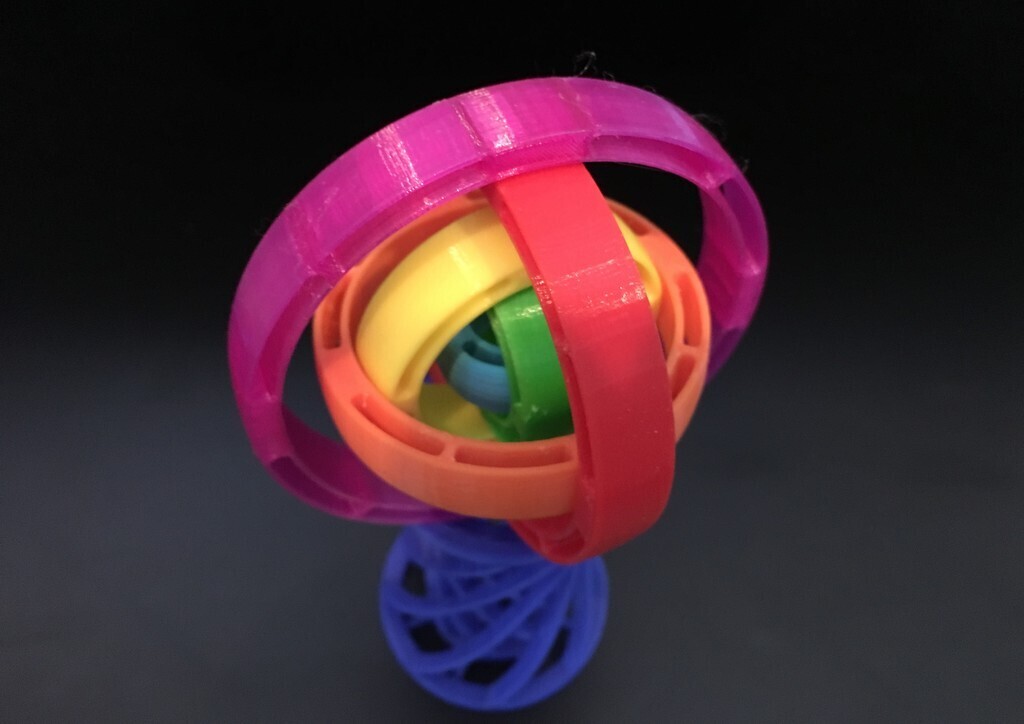 Free STL file Spherical Spinner 🎲・3D printable object to download・Cults