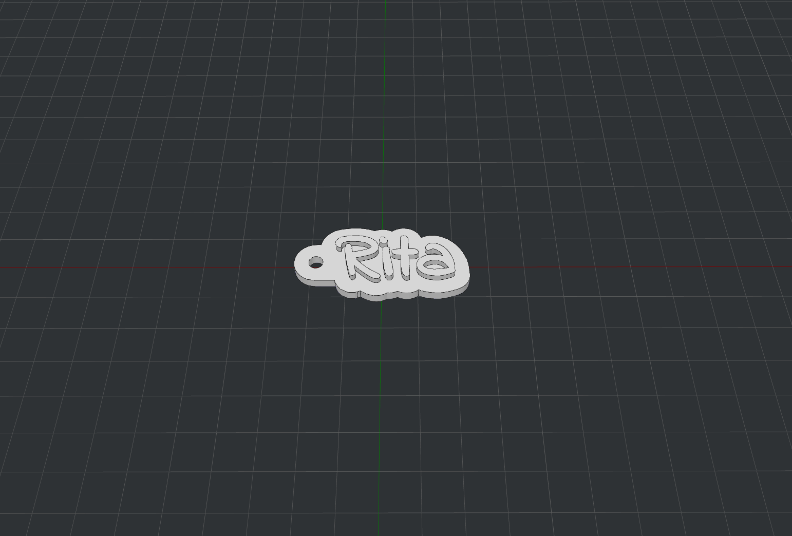 STL file Keychain Rita 🗝️・3D printing template to download・Cults