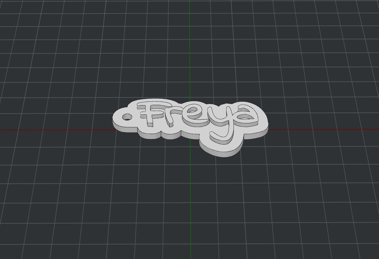 STL file Keychain Freya・3D print object to download・Cults
