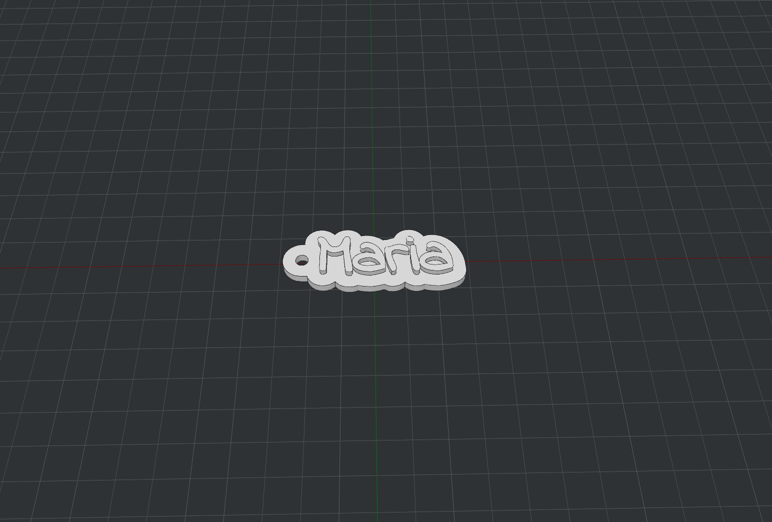 STL file Keychain Maria・3D printable model to download・Cults